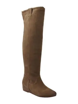 ZIGI Beretta Knee High Boots - Taupe Suede