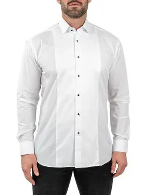 MACEOO Ceremony Stardust Colorblock Button-up Shirt