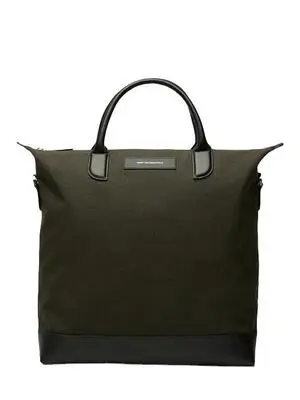 WANT Les Essentiels O'hare Organic Cotton Canvas Tote - Green