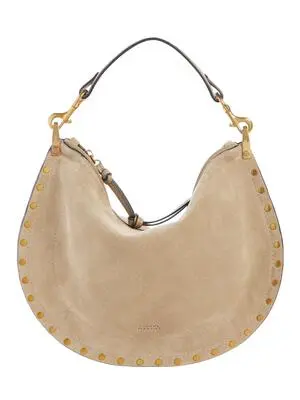 Isabel Marant Isabel Marant Oskan Soft Zipped Shoulder Bag Light Beige