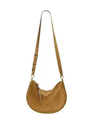 Isabel Marant Oskan Soft Zipped Shoulder Bag - Taupe