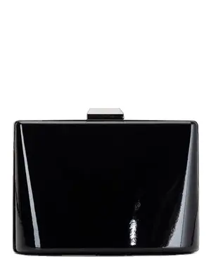 FOREVER & ALWAYS SHOES Marla Evening Clutch Black Patent