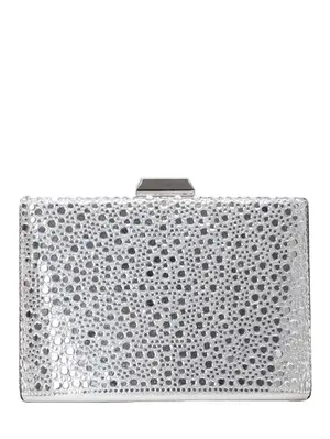 FOREVER & ALWAYS SHOES Marla Evening Clutch Silver Sequin