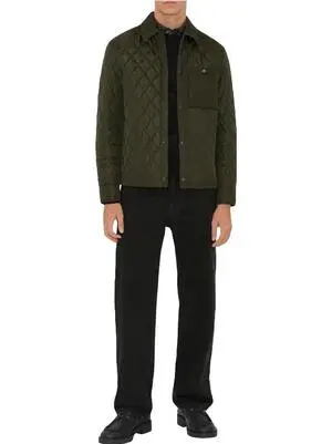 Burberry Quilted Nylon Overshirt - Shale