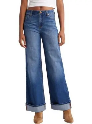 1822 DENIM 1822 Denim High-Rise Wide Leg Jeans