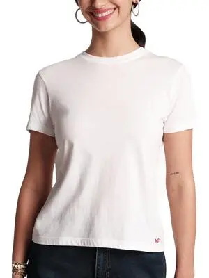 FRANCES VALENTINE Super Crewneck Tee Shirt - White