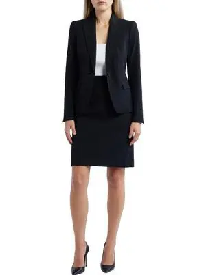 Anne Klein Pencil Suit Skirt - Black