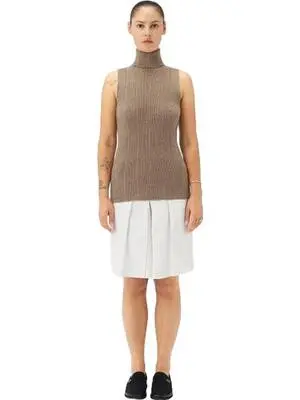 GOBI MONGOLIAN CASHMERE T-Neck Cashmere Top