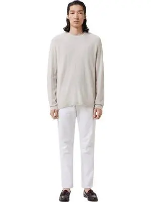 GOBI MONGOLIAN CASHMERE Lightweight Cashmere Sweater - Silver Birch