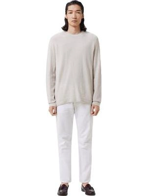 Gobi Cashmere Lightweight Cashmere Sweater - Silver Birch