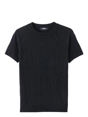 Gobi Cashmere Silk Cashmere T-shirt - Black