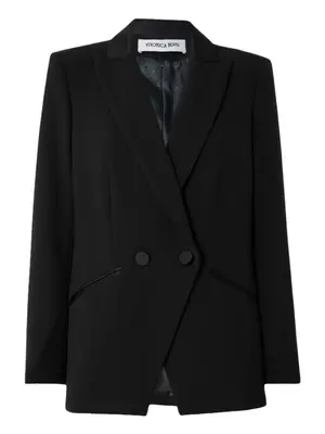 Veronica Beard Rickie Dickey Crepe Blazer - Black