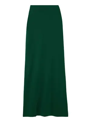 Bernadette BERNADETTE Jolene Stretch-crepe Maxi Skirt Dark Green