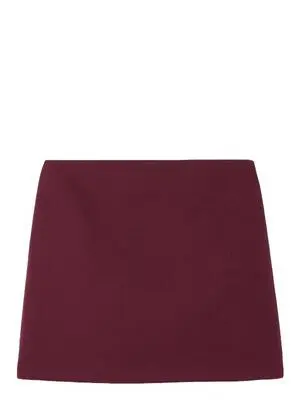 Veronica De Piante Cecily Mini Skirt - Burgundy