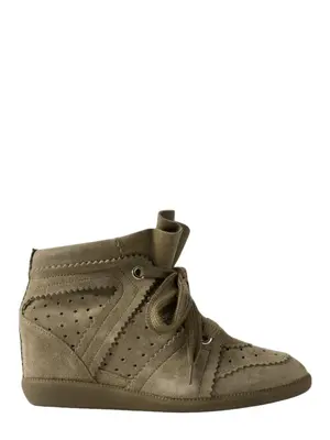 Isabel Marant Bobby Wedge Sneakers - Brown
