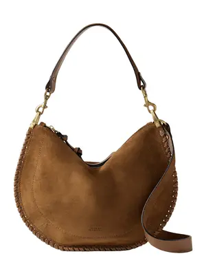Isabel Marant Oskan Soft Zipped Shoulder Bag - Brown
