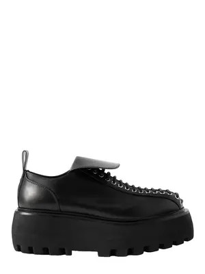 ALEXANDER MCQUEEN Alexander McQueen Leather Platform Brogues
