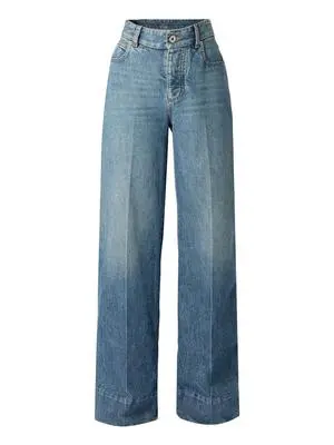 Bottega Veneta High-rise Straight-leg Jeans - Blue