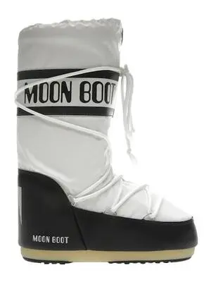 Moon Boot Icon Fleece Low Boot - Black/white