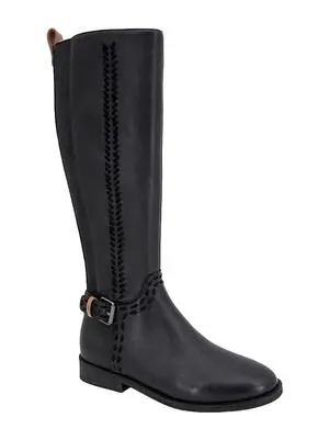 KENNETH COLE Elmwood Tall Boots - Black Leather