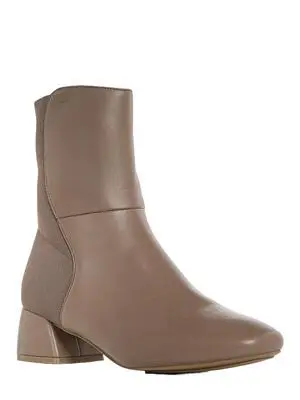KENNETH COLE Emily Square Toe Boots - Shitake Leather