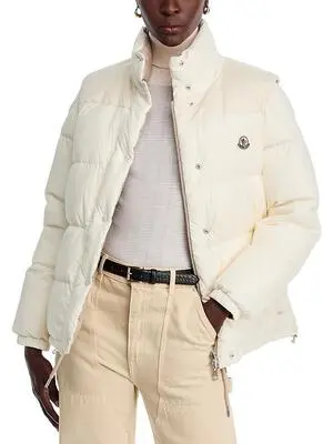 Moncler Re/icons Verone Reversible Puffer Jacket - Natural