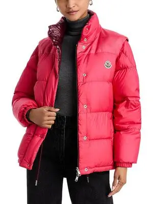 Moncler Re/icons Verone Reversible Puffer Jacket - Red