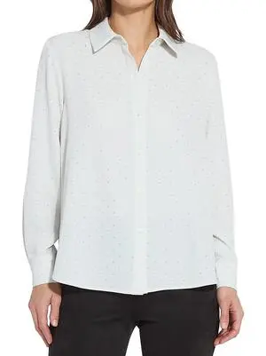 Lyssé Parker Crystal Embellished Shirt - Ice