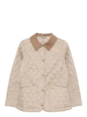 Barbour Quilted Collared Jacket - Brown