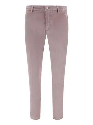 HANDPICKED Cotton Corduroy Trousers - Pink