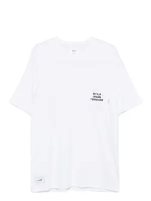WTAPS Logo-embroidered T-shirt - White