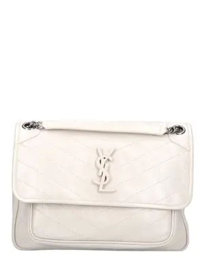 Saint Laurent Medium Niki Shoulder Bag - Neutrals