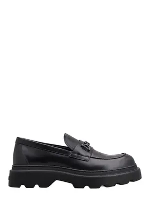 TOD'S Leather Loafers - Black