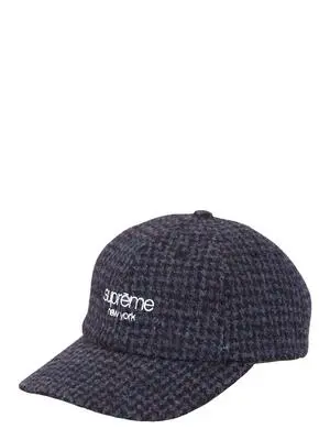 Supreme Supreme Harris Tweed 6-Panel Cap Navy