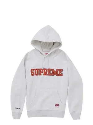 Supreme Mitchell & Ness Ncaa Hooded Sweatshirt - Ash Grey