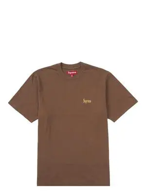 Supreme Old English Tee Shirt - Brown