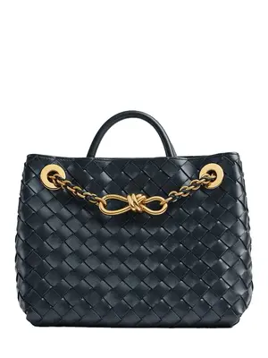 Bottega Veneta Small Andiamo Chain Bag Shadow