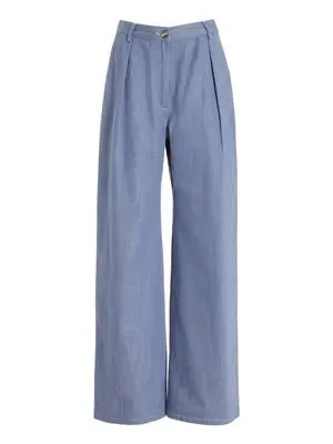 MATTHEW BRUCH Low-Rise Wide-Leg Trousers