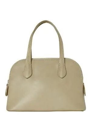THE ROW Ingrid Leather Top Handle Bag - Neutral