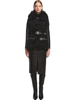 Rudsak Leather And Shearling Jacket - Black