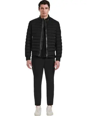 Rudsak Quilted Down Biker Jacket - Black