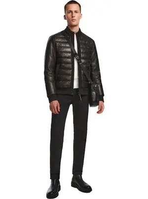 RUDSAK JIMMY X Quilted Leather Down Jacket