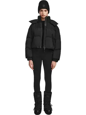 Rudsak Karlee Quilted Puffer Jacket - Black