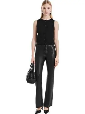 Rudsak Leather Flare Pants - Black