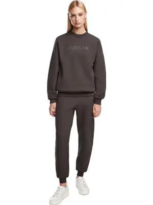 Rudsak Cotton Crewneck Sweatshirt - Black / White / Pink / Gray