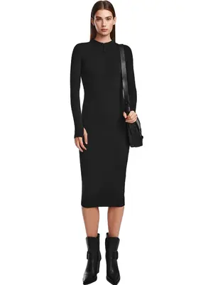 Rudsak Bodycon Stretch Dress - Black