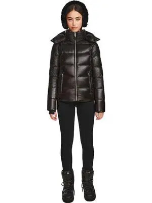 Rudsak Mirry Short Puffer Coat - Black