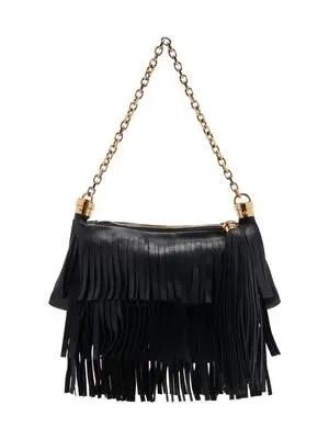 CHLOÉ Chloé Fringed Leather Foulard Bag