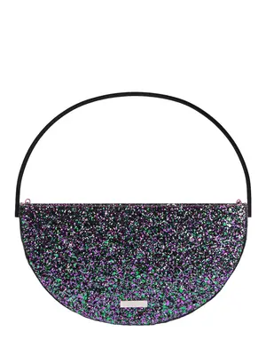 AQUAZZURA Purist Mini Glitter Clutch - Multicoloured