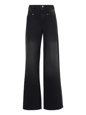 Isabel Marant Étoile Lemony Wide-leg Jeans - Black